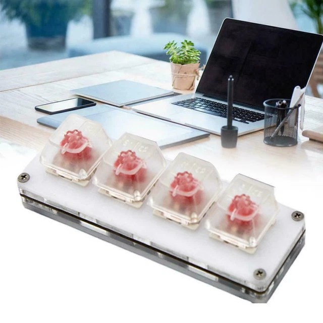 OSU KEYPAD 4-KEY Mechanical Keyboard Custom Full-key Hot-swappable ...