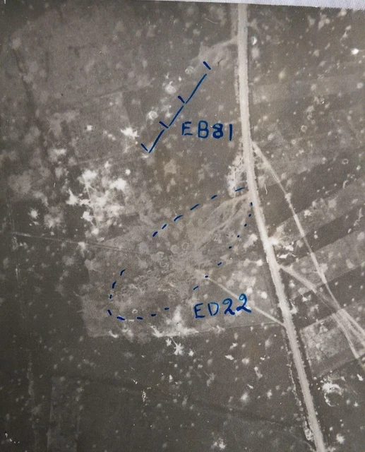 AUSTRALIAN WW1 AFC aerial photo. France, June 1918. 62D. 3rd & 4th AFC ...