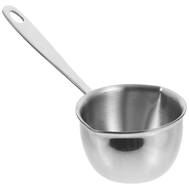 BUTTER MELTING PAN Noodle Cooking Pot Stainless Steel Oil Coffee £13.69 ...