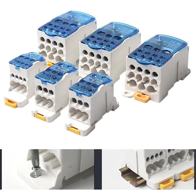 FOR HOME WIRING DIN Rail Connector Flame Retardant Base For Electrical ...