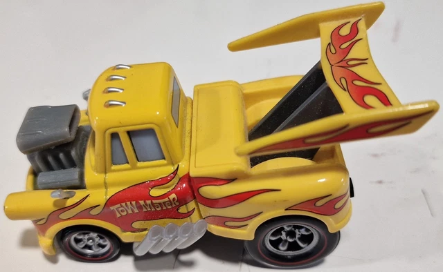 DISNEY PIXAR CARS FUNNY DRAGSTER MATER HOT ROD 1:55 Diecast £13.97 ...