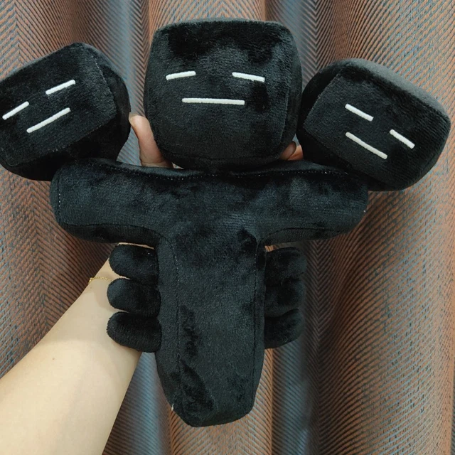25CM MINECRAFT BLACK Wither Plush Toy Stuffed Pillow Doll Figure Kids ...