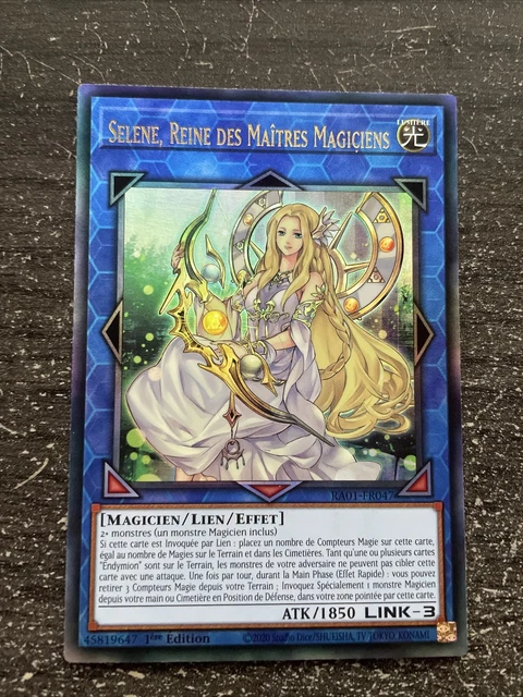 CARTE YU-GI-OH! SELENE, Reine Des Maîtres Magiciens Ra01-Fr047 Ultimate ...