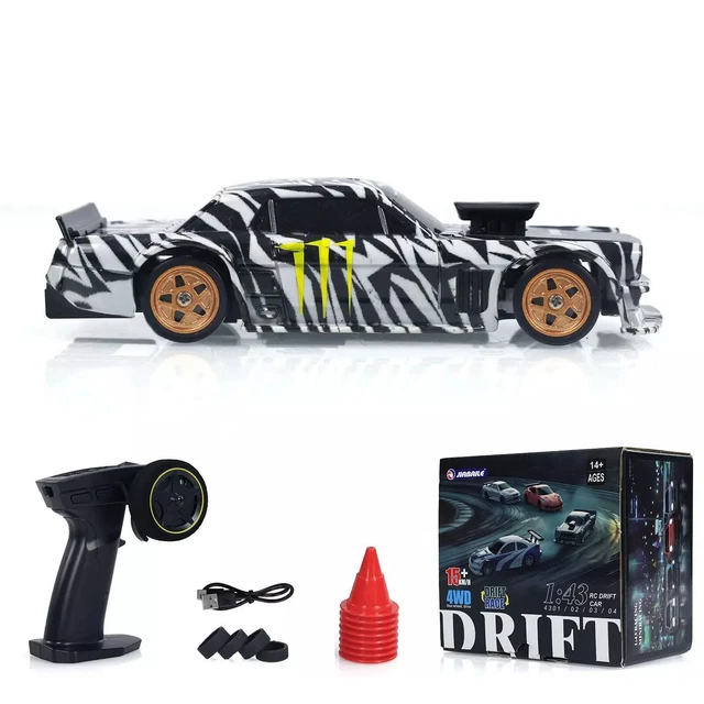 1/43 RADIO CONTROL 4WD RC 2.4g Mini Drift Racing Car Toys Model Ready ...