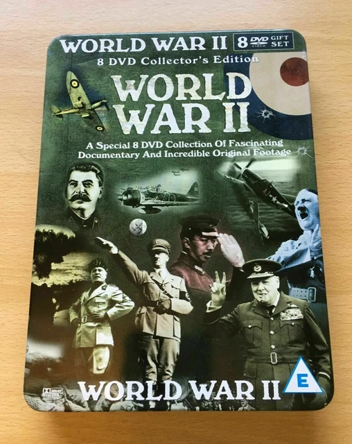 DVD WORLD WAR II Collector's Edition 8 Disc Box Set, Tin Case - great ...