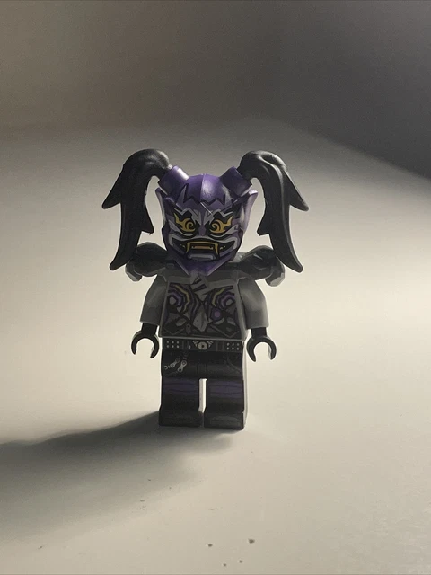 LEGO NINJAGO ULTRA Violet Minifigure Oni Mask of Hatred Figure NJO397 £ ...