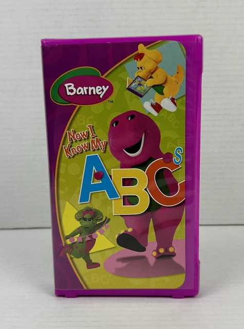 BARNEY (VHS) NOW I Know My ABC's + 30 Minute Barney Feature & Music ...