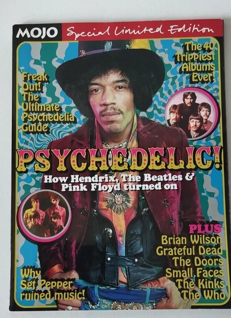 JIMI HENDRIX BEATLES Pink Floyd Mojo magazine Psychedelic 2005 $30.09 ...