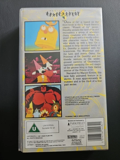 OZMA OF OZ Vhs Video Tape £28.75 - PicClick UK