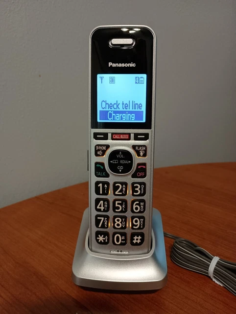 TELÉFONO FIJO INALÁMBRICO Panasonic KX-TGFA97 con base de cargador PNLC1084 auricular EUR 16,75 ...