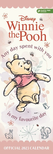 CALENDRIER WINNIE L'OURSON 2023, mois pour voir calendrier mural mince ...