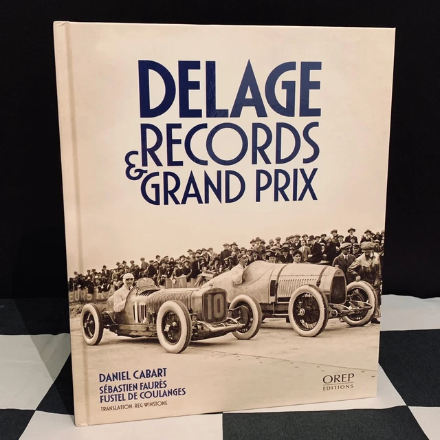 DELAGE RECORDS & Grand Prix 1922 1925 Book New Daniel Cabart Df Gs Dj ...