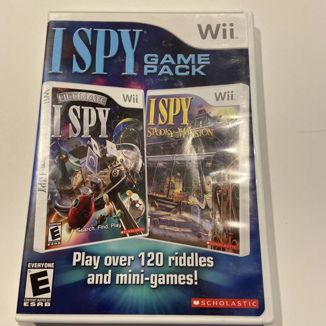 I SPY GAME Pack Spooky Mansion Ultimate (Nintendo Wii, 2011) completo ...