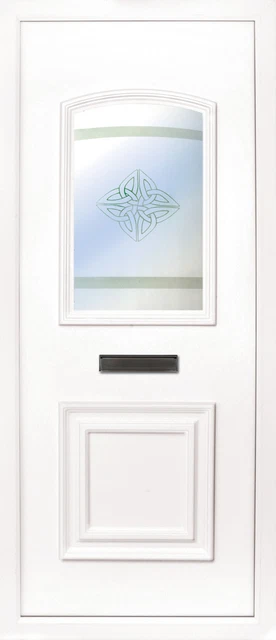 PVC UPVC WHITE Full Door Panel 24mm 28mm 790mmx1930mm Foyle SB01 ...