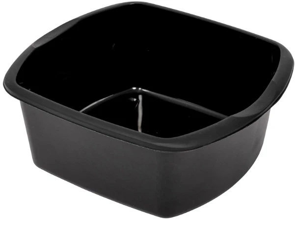 ADDIS 8 LITRE Small Rectangular Plastic Washing Up Bowl, Black £4.97 ...