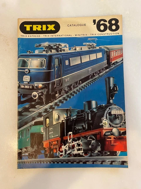 ANCIEN CATALOGUE TRAINS modèles réduits TRIX 1968 EUR 8,00 - PicClick FR