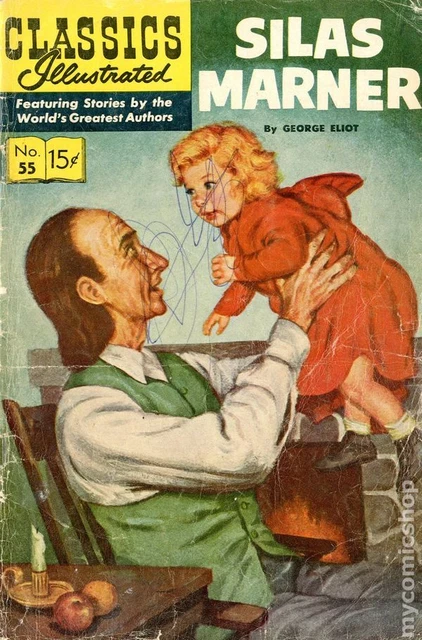 CLASSICS ILLUSTRATED 055 Silas Marner #8 bon état 1949 image stock ...