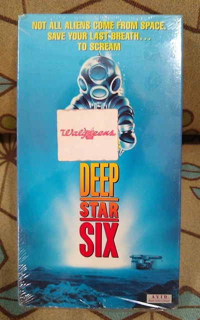 NEW - DEEP Star Six VHS Tape FACTORY SEALED WATERMARK LIVE, Horror ...