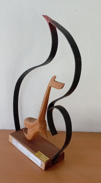 SCULTURE FER FORGÉ Et Bois De Richard Mas EUR 20,00 - PicClick FR