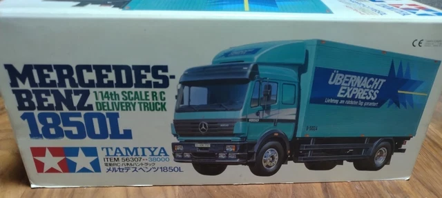 TAMIYA 1/14 MERCEDES-BENZ 1850L Panel Van Truck RC Model 56307 £651.66 ...