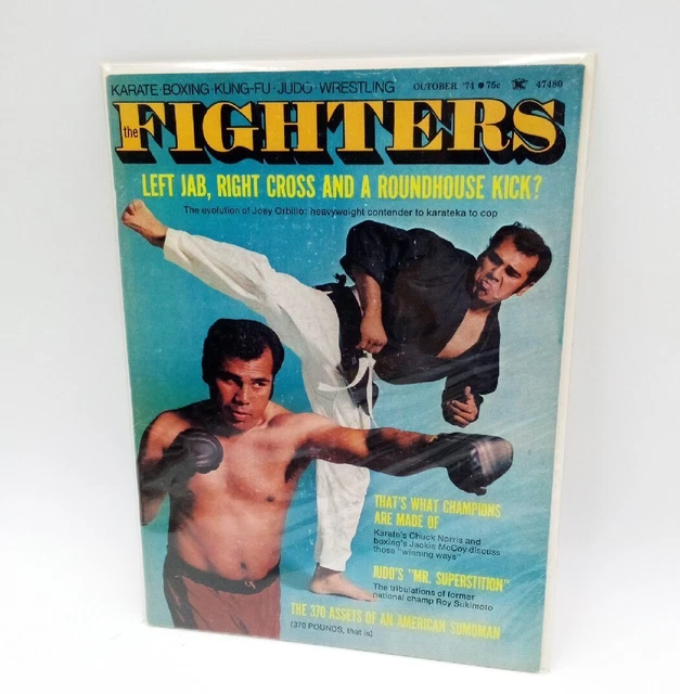 THE FIGHTERS MAGAZINE #1 October 1974 Joey Orbillo Chuck Norris Roy ...