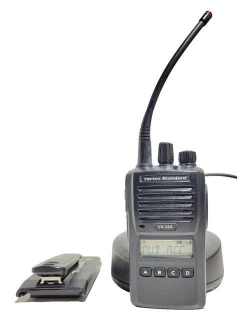 RADIO BIDIRECCIONAL UNIDAD Vertex Standard Vx-264-G7-5 Con Batería Y Base Cd-58 Usado EUR 85,26 ...