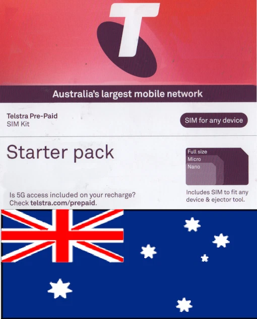 NEW, AUSTRALIAN, TELSTRA, Trio SIM CARD starter kit. For using in ...