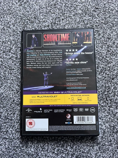 MICHAEL MCINTYRE: SHOWTIME - DVD - Comedy (2012) £2.24 - PicClick UK
