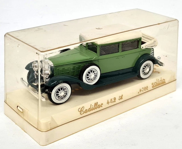 SOLIDO 1/43 - Cadillac 452 A Green White 4085 Diecast Scale Model Car ...