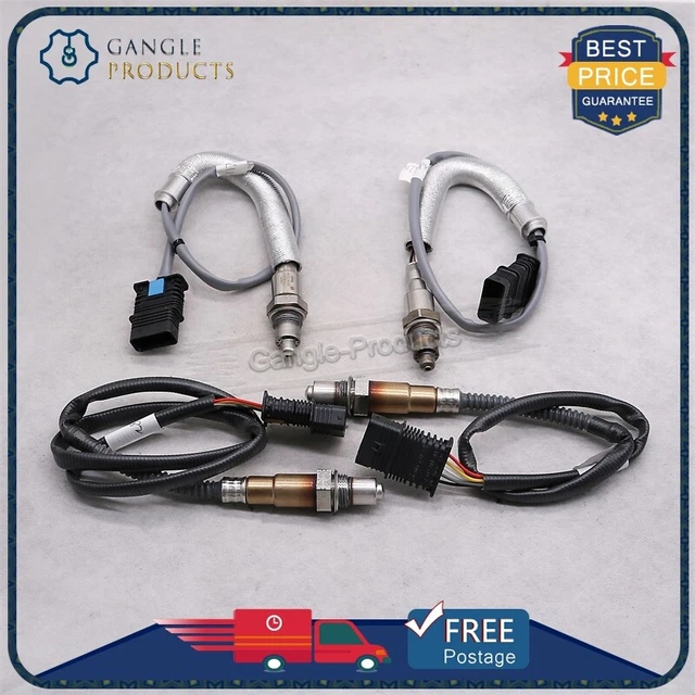 SET 4 OXYGEN Lambda Probe Sensors For BMW F87 F80 F82 M2 M3 M4 Cat ...