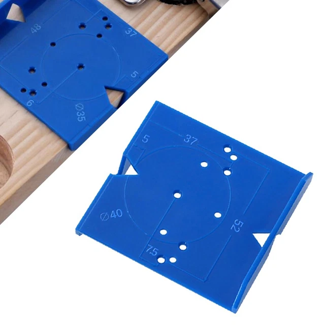 35/40MM ABS-HINGE TROU Jig Perceuse Guide Gabarit Jig Armoires ...