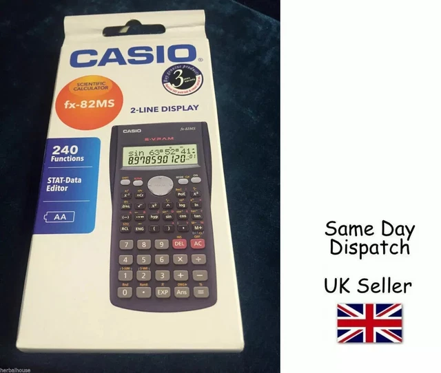 CASIO FX82MS ADVANCED Scientific Calculator for A-Level & Gcse's -2 ...
