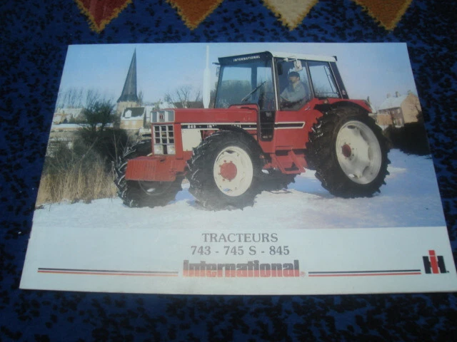 PROSPECTUS TRACTEUR IH someca fiat case EUR 10,00 - PicClick FR