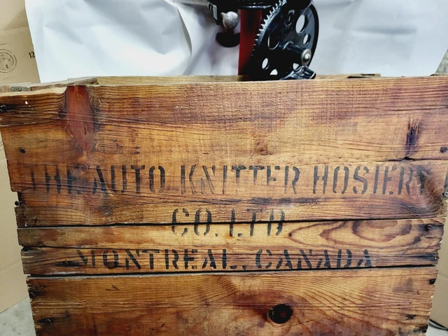 VTG AUTO-KNITTER SOCK Knitting Machine 1 Cyl 60 1 Ribber 30 W New ...