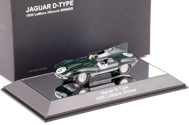 1:43 AUTOART JAGUAR D-Type 1955 Lemans 24h Gangant J.M.Hawthorn / Bueb ...