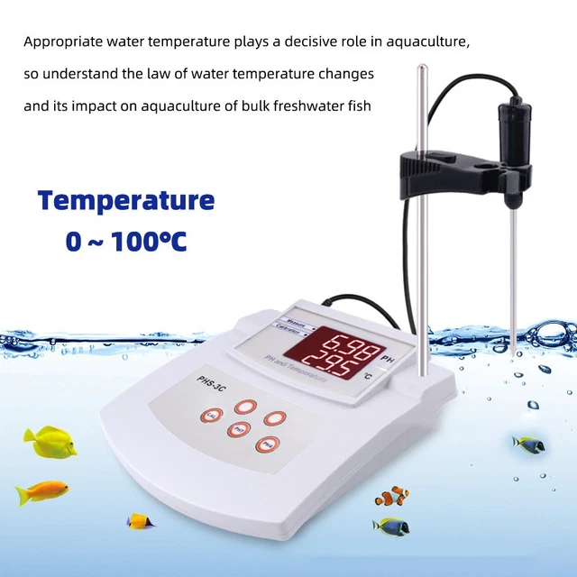 MULTI-PARAMETER PH METER Desktop Automatic Calibration Acidity Meter 2 ...