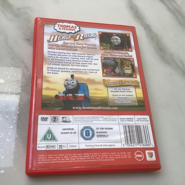 THOMAS & FRIENDS: Hero of the Rails - The Movie (DVD, 2009) £3.98 ...