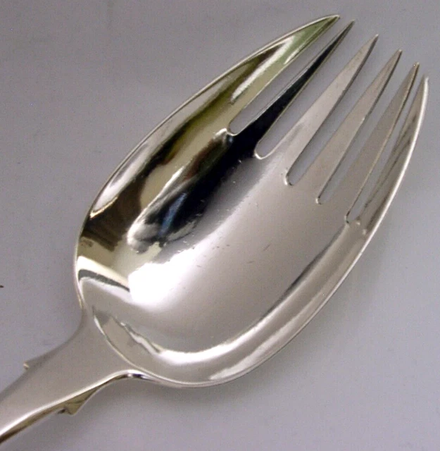 RARE ENGLISH STERLING Silver Drake Family Crested Runcible Spoon 1822 ...