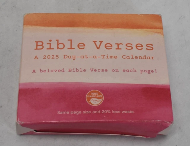 BIBLE VERSES A 2025 Day at a Time Calendar International Bible Verses ...