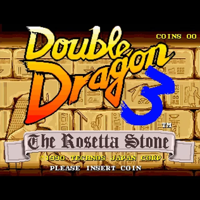 USED DOUBLE DRAGON 3 The Rosetta Stone Arcade Game PCB P.C.Board ...