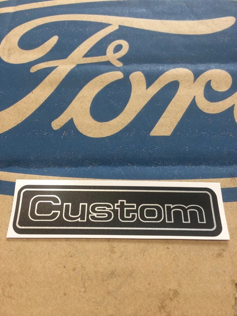 FORD ESCORT MK2 RS 2000 “CUSTOM” Dashboard Decal £25.00 - PicClick UK