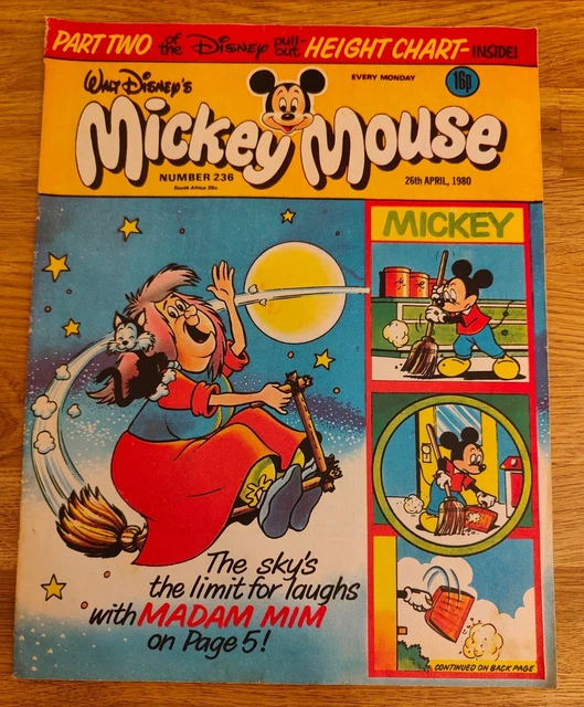 COMIC - UK Bronze Age Walt Disney's Mickey Mouse No #236 26th April ...