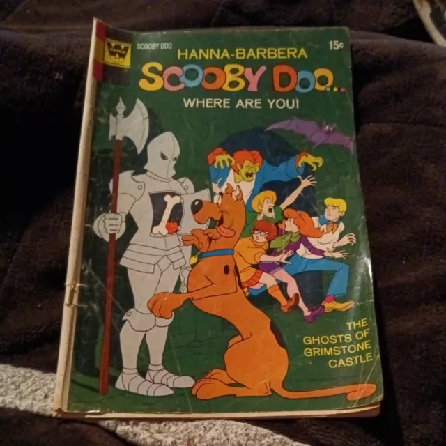 Scooby Doo Where Are You 10 Whitman Variant 1972 Hanna Barbera Gold