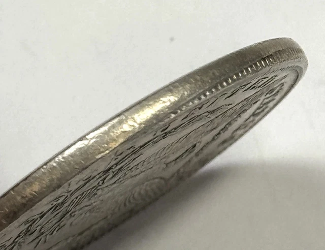 1921 S MORGAN 🔥 ERROR 🔥 Railroad Rim Partial Collar Strike Silver ...