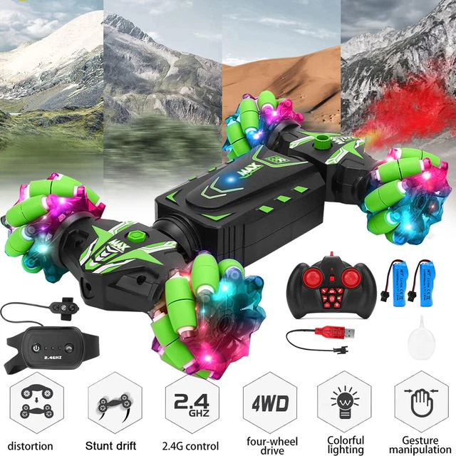 4WD HAND GESTURE 360° RC Stunt Car Sensing Off-Road Car Remote Control ...