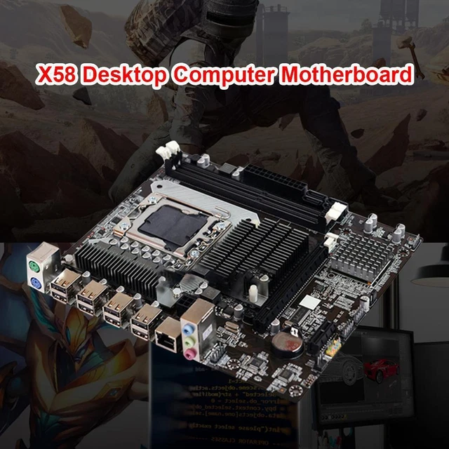 X58 DESKTOP MOTHERBOARD 1366Pin Support DDR3 ECC Server Memory Mainboard £32.03 - PicClick UK