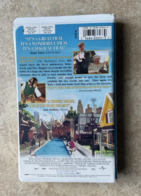 BABE: PIG IN the City (VHS, 1999, Clamshell Release) LNC £13.60 ...