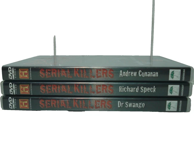 SERIAL KILLERS 3 dvds Andrew Cunanan Richard Speck Dr Swango Free P & P ...