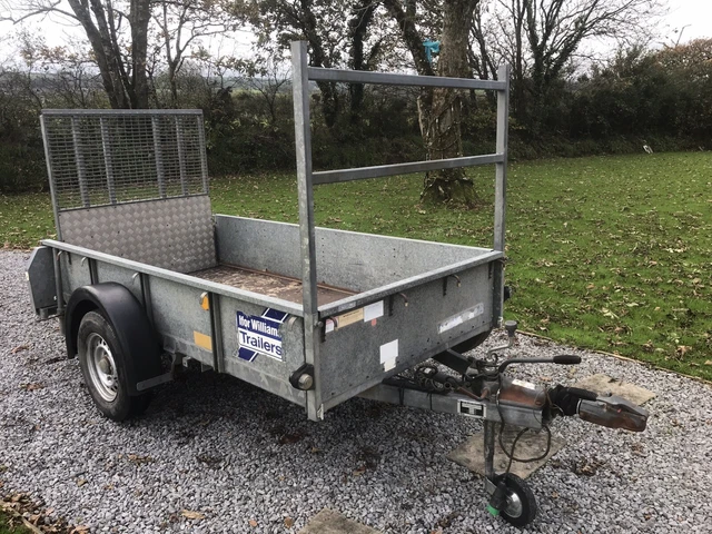 IFOR WILLIAMS GD84 8x4 Trailer +Ladder Rack+Ramp+upgraded Bradley hitch ...