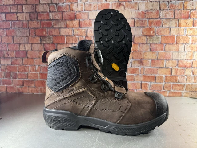 RED WING MEN EXOS Lite 9 EE 2452 Brown Work Boot Boa Aluminum Toe ...
